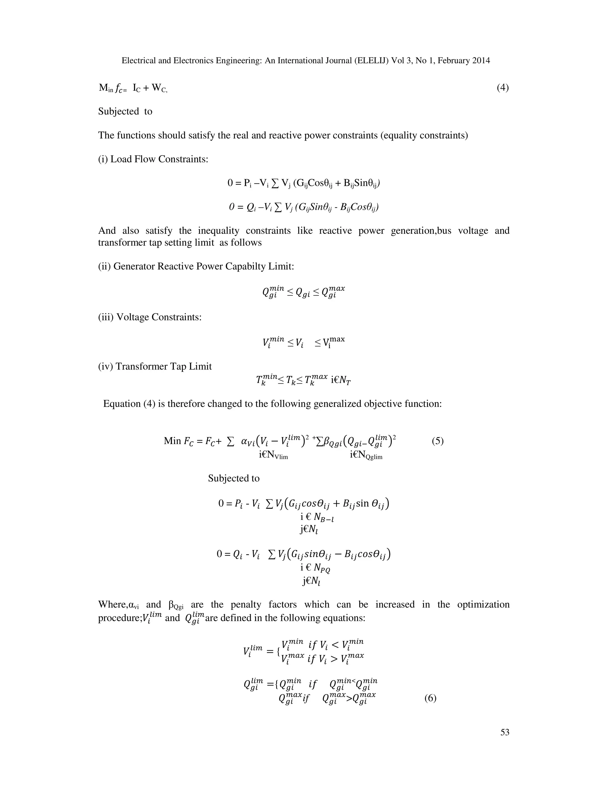 FAST VOLTAGE STABILTY INDEX BASED OPTIMAL REACTIVE POWER PLANNING USING DIFFERENTIAL EVOLUTION ...