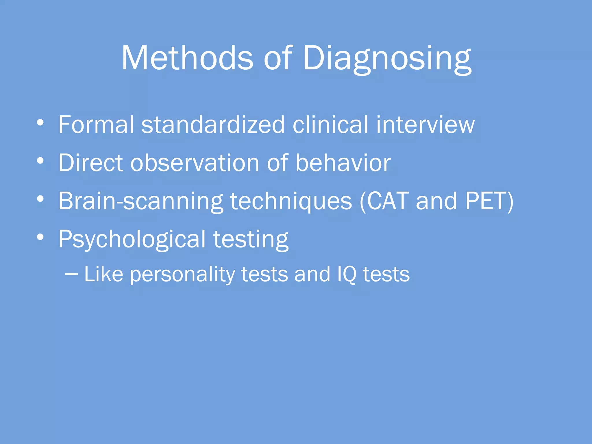 Abnormal Psychology: Concepts of Normality | PPT