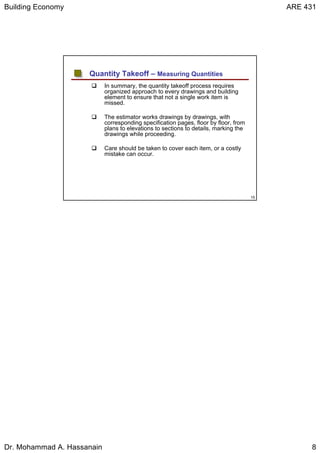 5.1 quantity take-off | PDF