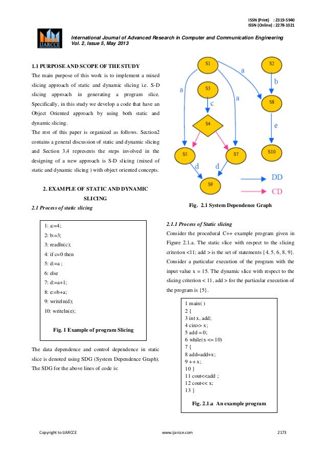 A New Approach Of Program Slicing