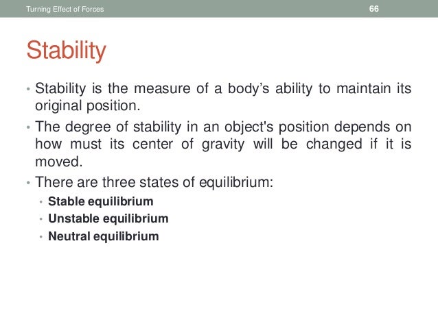 Turning Effect of Forces