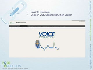 VOICEconnection | PPT