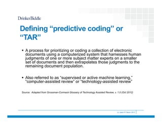 All Needle, No Haystack: Bring Predictive Analysis to Information Governance | PPT