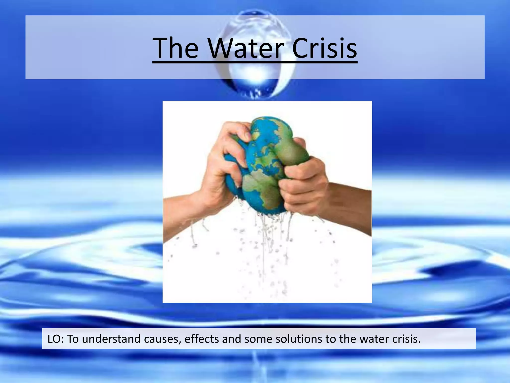 5. water crisis lesson1 | PPT