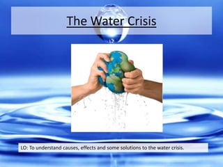5. water crisis lesson1 | PPTX