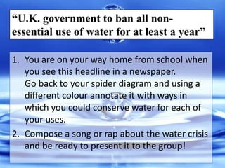 5. water crisis lesson1 | PPT