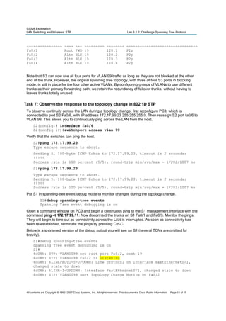 CCN3Switching_lab_5_5_2 | PDF | Computer Networking | Computing