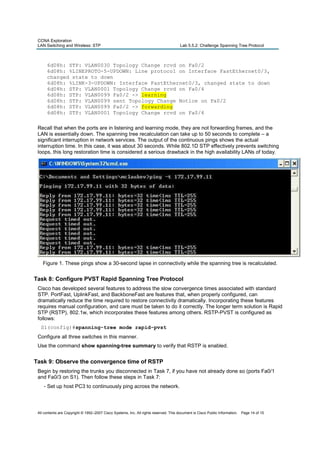 CCN3Switching_lab_5_5_2 | PDF | Computer Networking | Computing