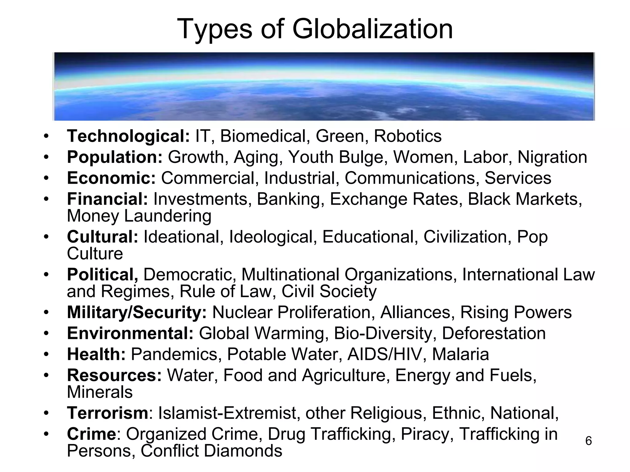 The political dimensions of globalization | PPTX
