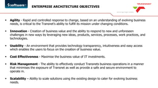 Enterprise Architecture Value Creation - Kevin Govender - Transnet ...