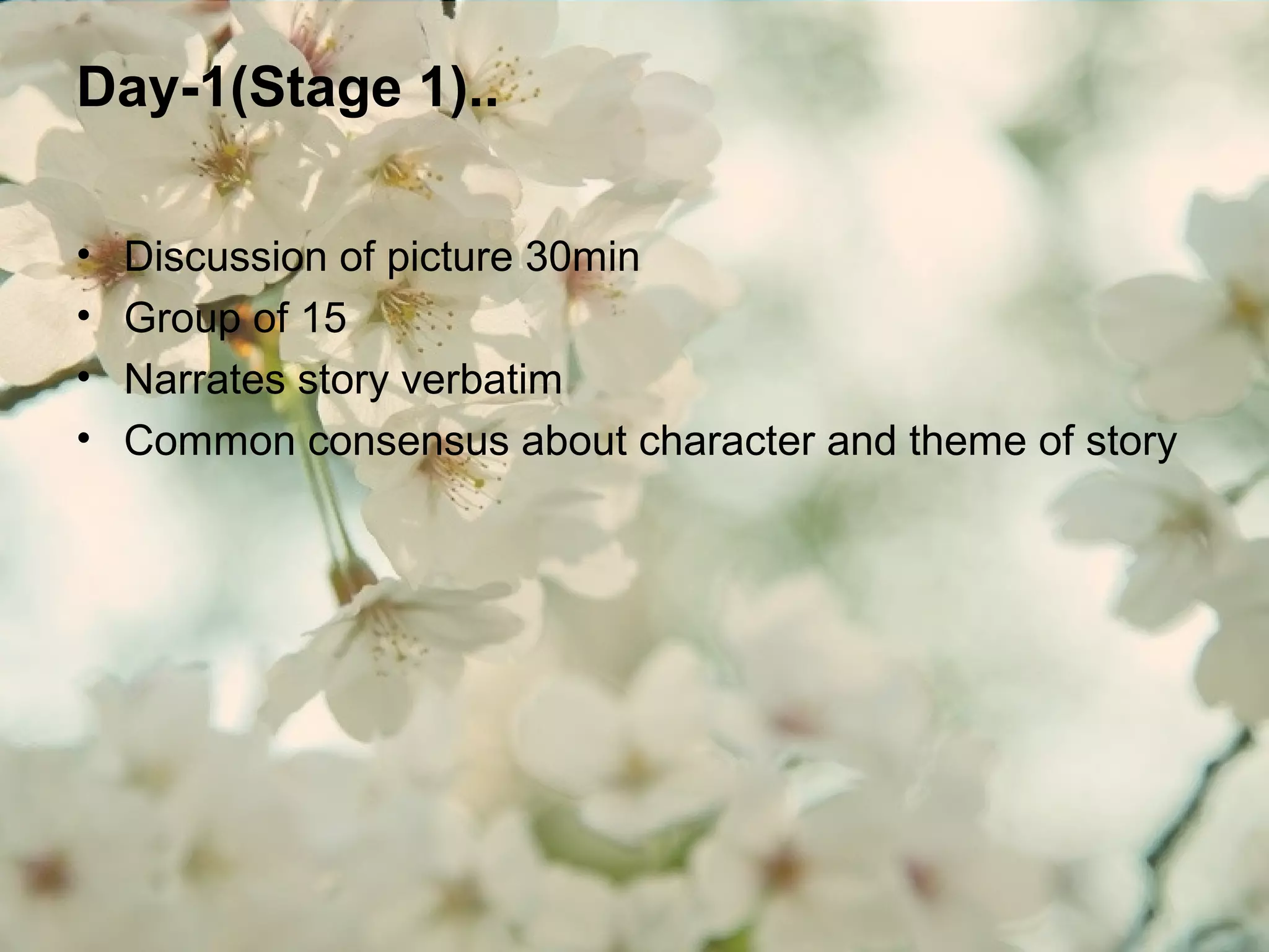Picture Perception and description Test at SSB or screening test for ...