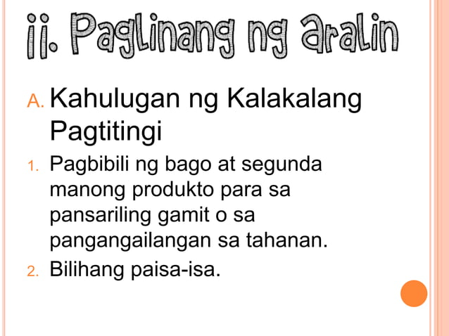 Kalakalang Pagtitingi | PPTX