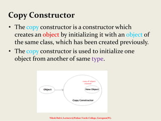 Constructors and destructors | PPT