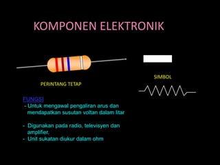 fungsi-komponen dalam litar | PDF