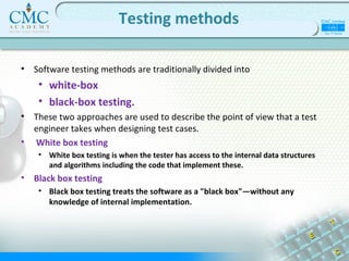 Testing fundamentals | PPT