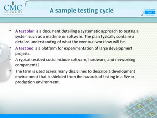 Testing fundamentals | PPT