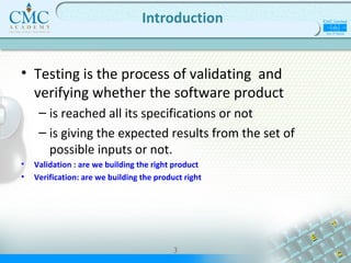 Testing fundamentals | PPT