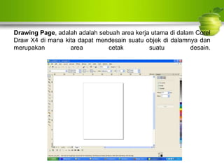jendela utama corel draw x4 | PPT