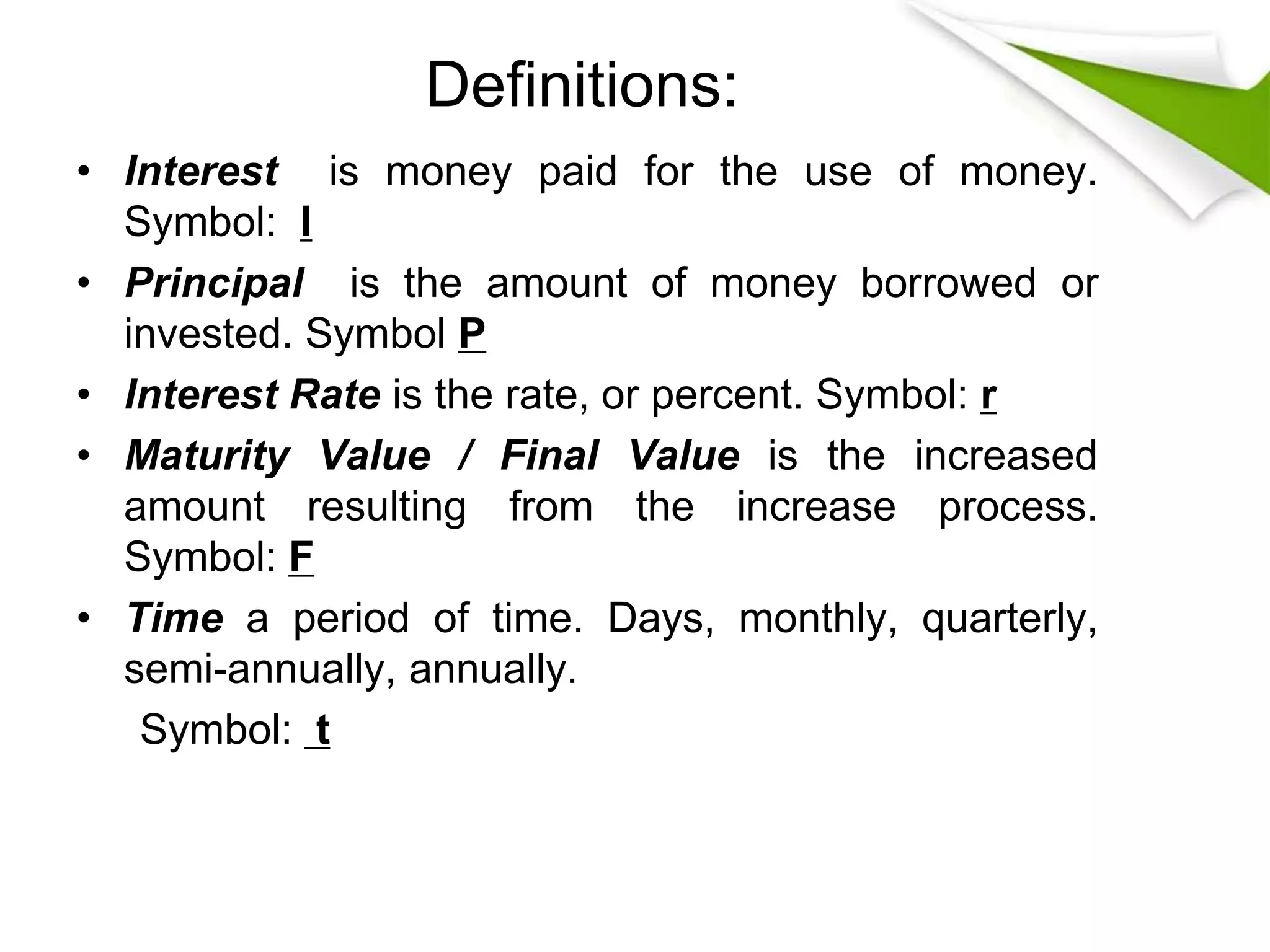 Time Value of Money | PPTX