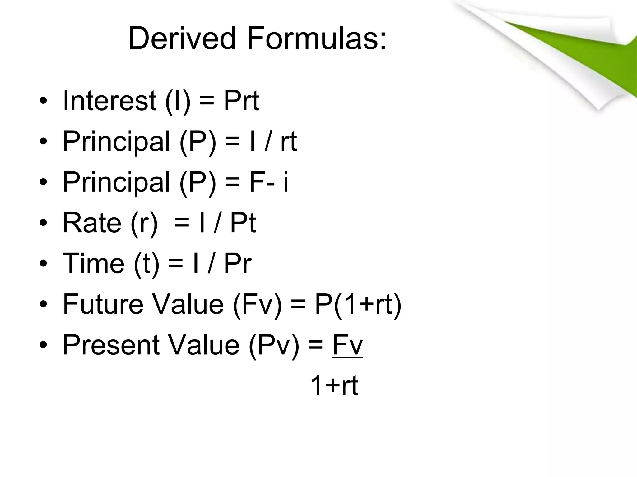 Time Value of Money | PPTX