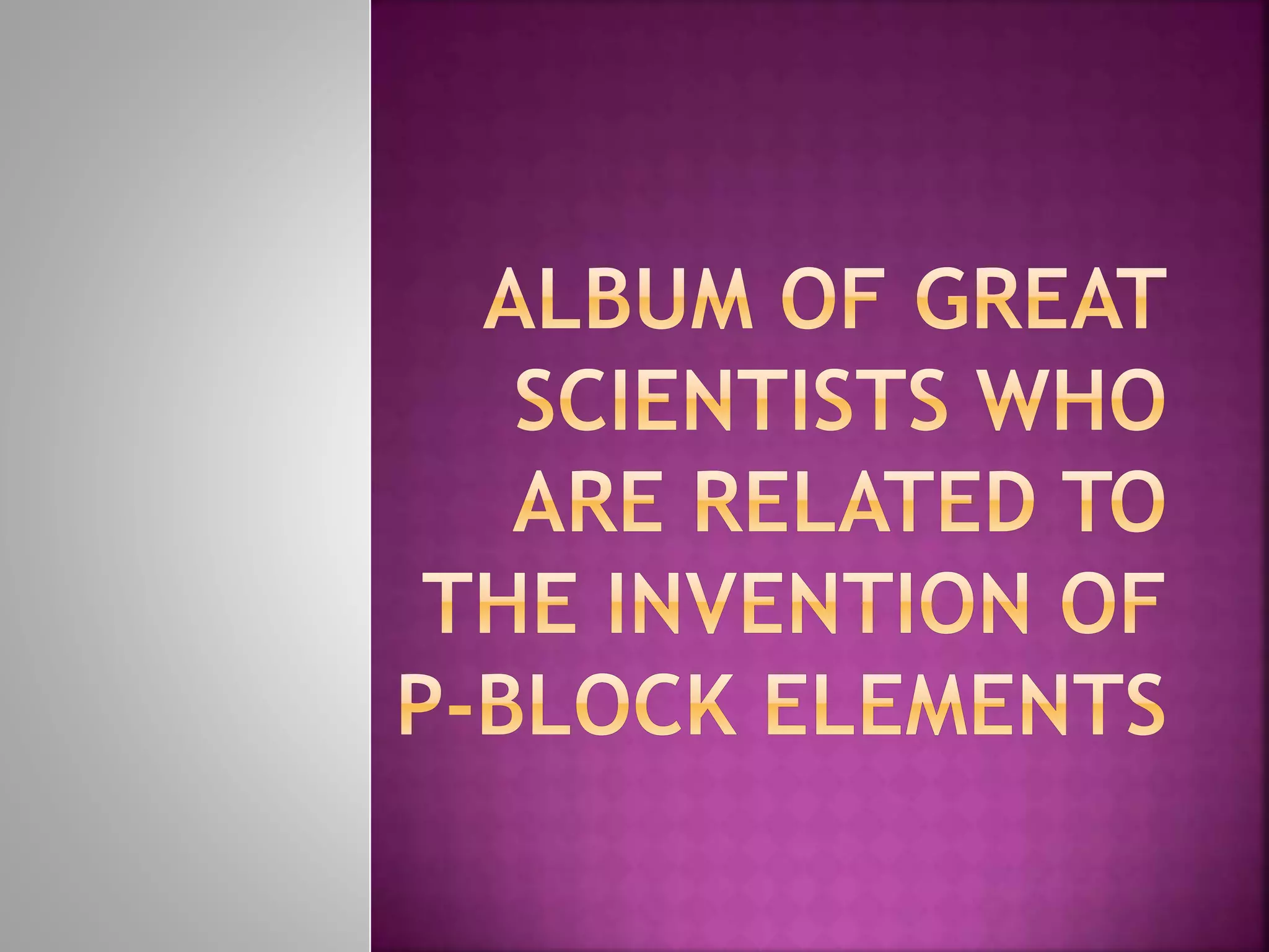 5. album of great scientists who are related to the invention of p ...