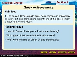 World History Ch. 5 Section 3 Notes | PPT | Books and Literature