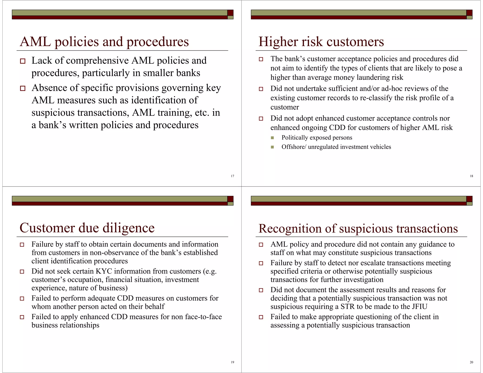 5. op risk and aml | PDF