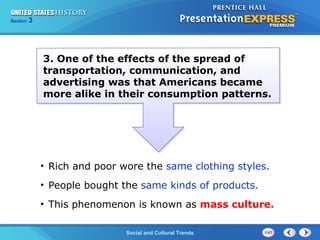 US History Ch. 5 Section 3 Notes | PPT | Shopping