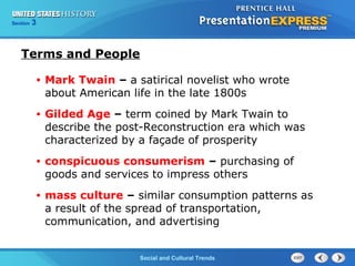 US History Ch. 5 Section 3 Notes | PPT | Shopping