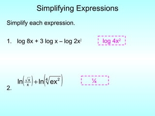 Logarithms | PPT
