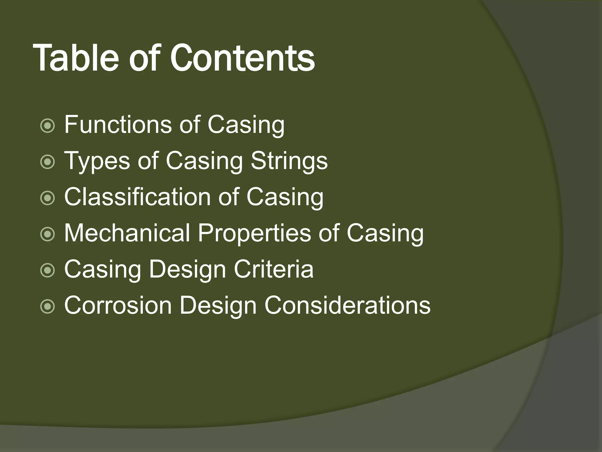 Drilling Engineering - Casing Design | PDF