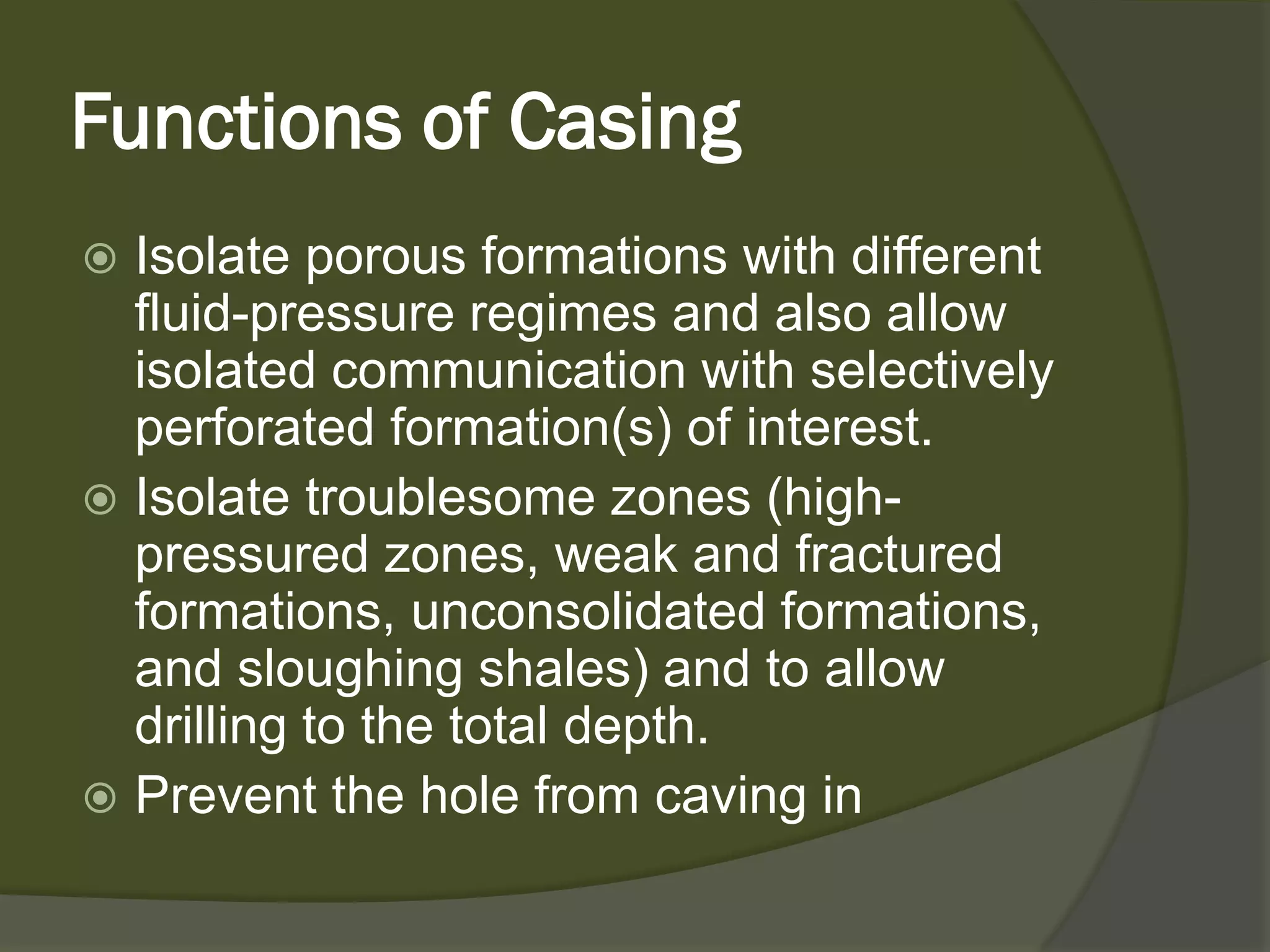 Drilling Engineering - Casing Design | PDF