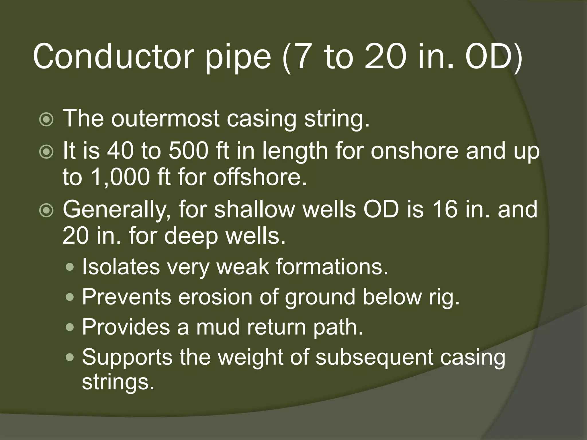 Drilling Engineering - Casing Design | PDF