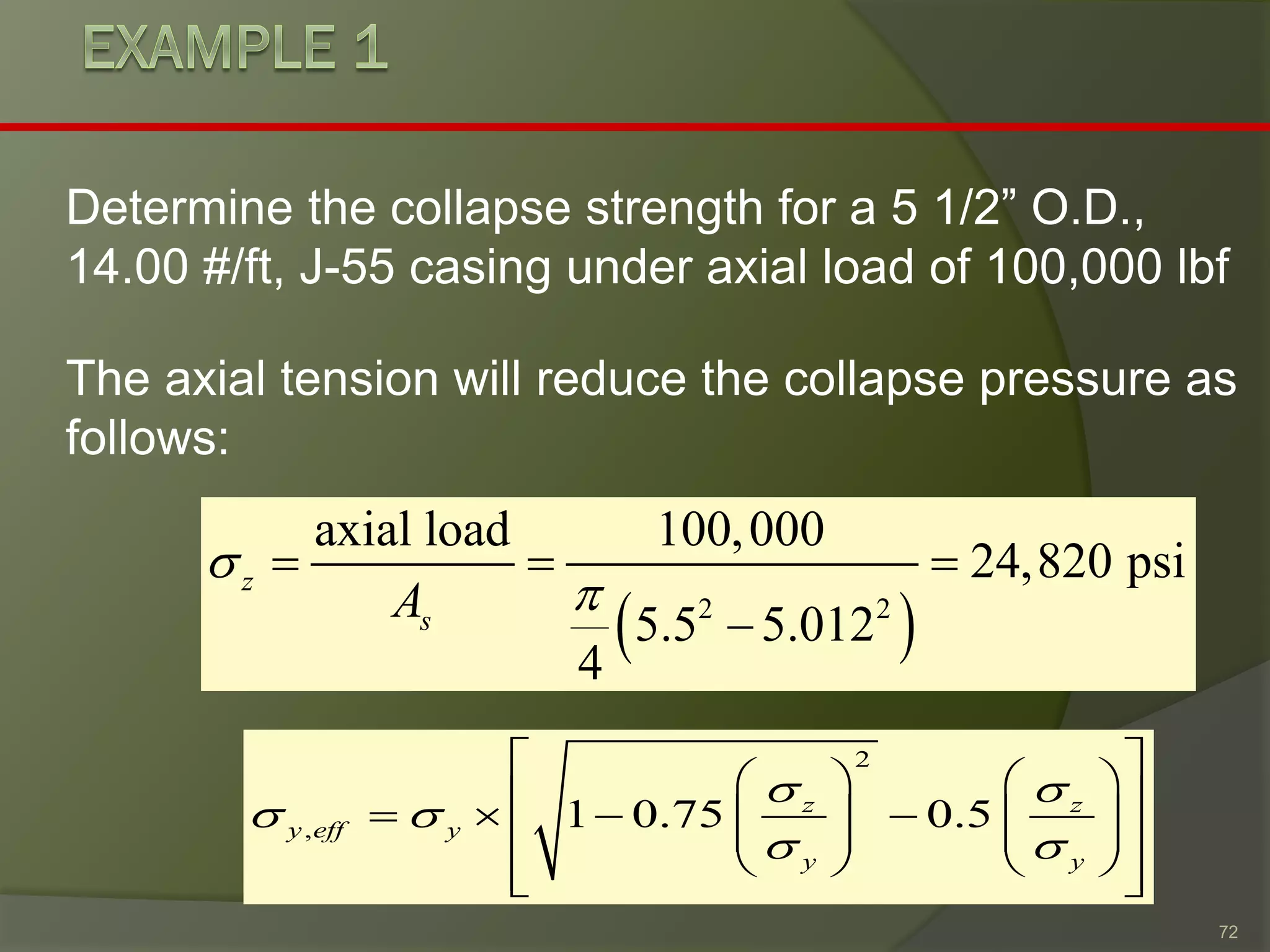 Drilling Engineering - Casing Design | PDF