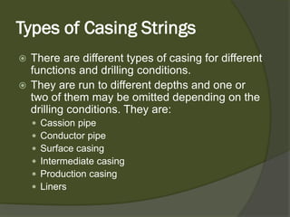Drilling Engineering - Casing Design | PDF