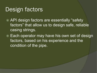 Drilling Engineering - Casing Design | PDF
