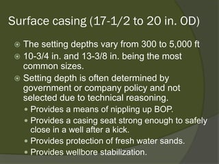 Drilling Engineering - Casing Design | PDF