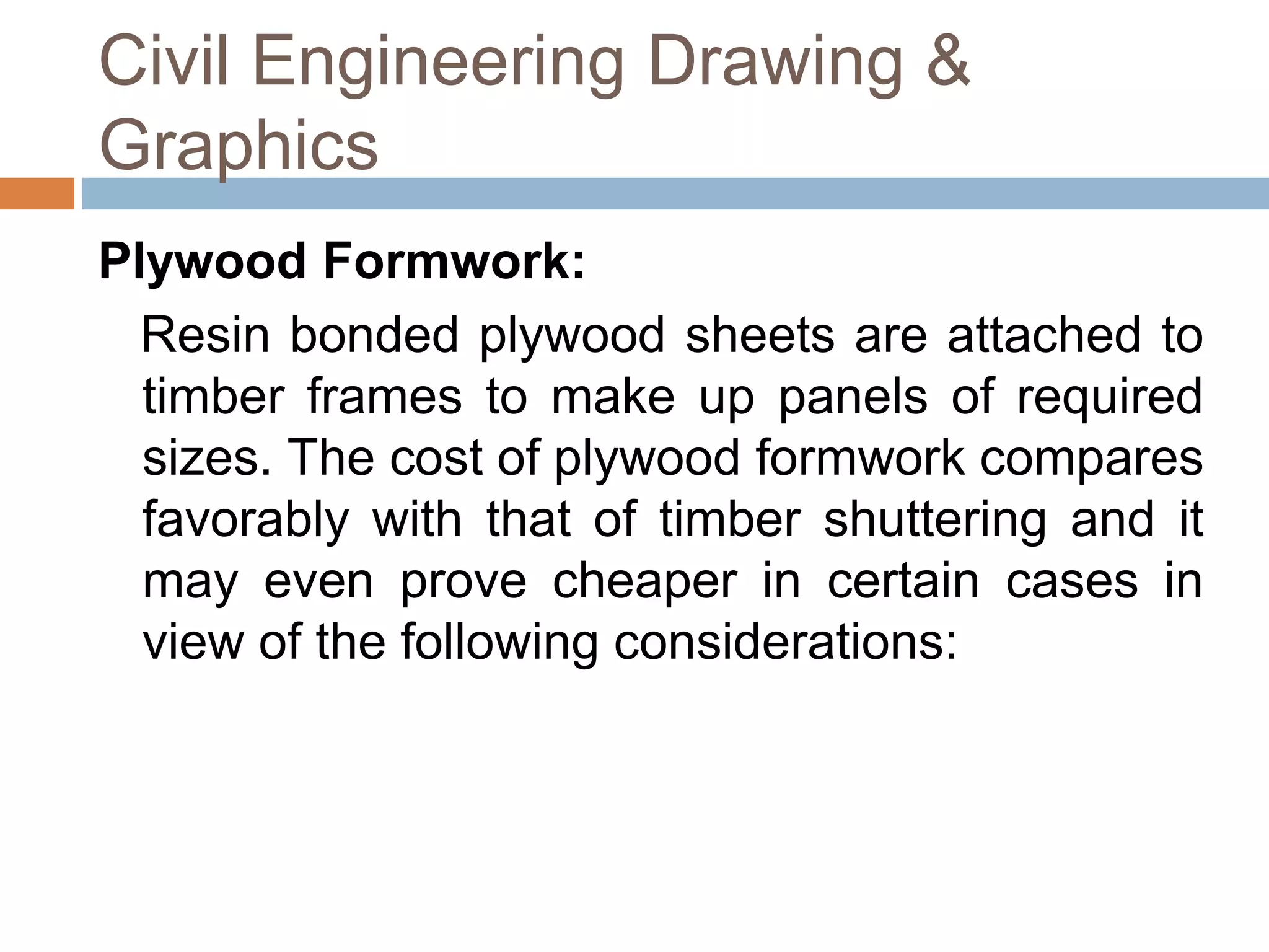 Formwork in civil engineering | PPTX