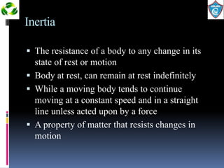 5. inertia, friction, levers | PPTX