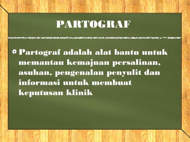 Format partograf | PPT