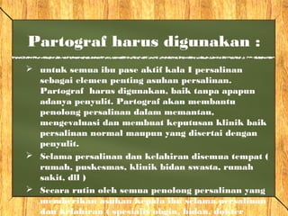Format partograf | PPT
