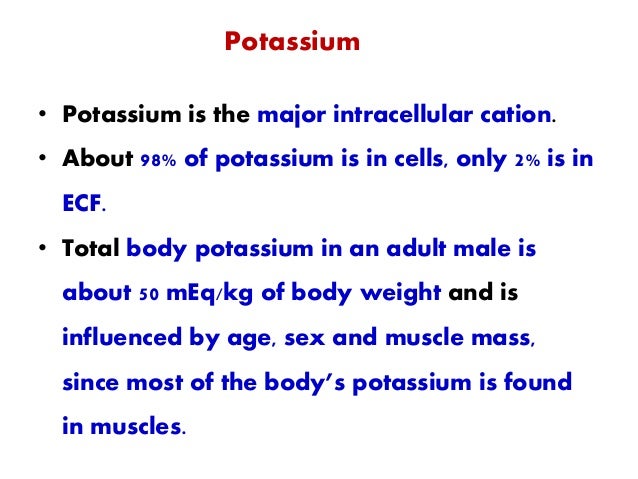 POTASSIUM METABOLISM