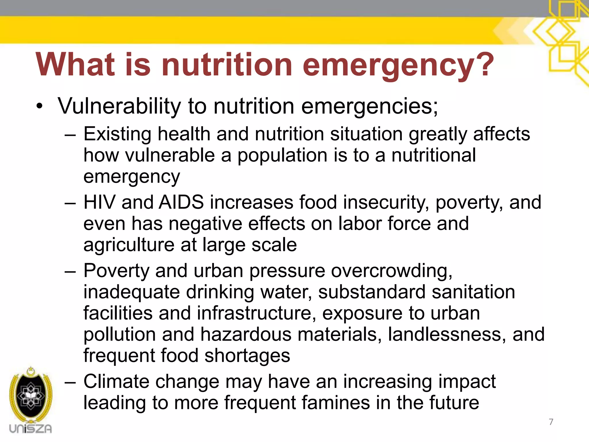 5. Nutrition in emergencies | PDF