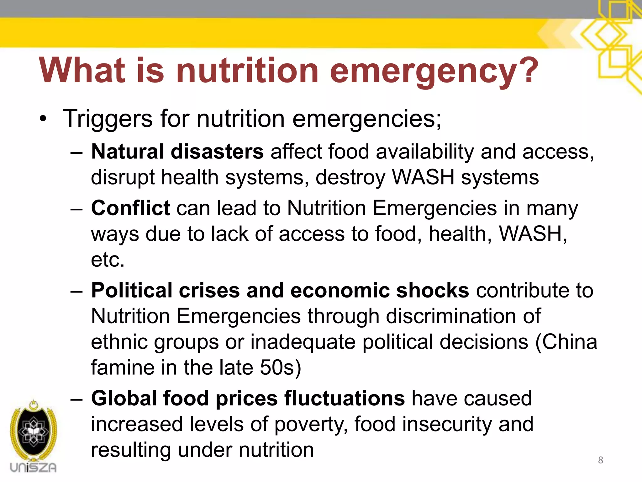5. Nutrition in emergencies | PDF
