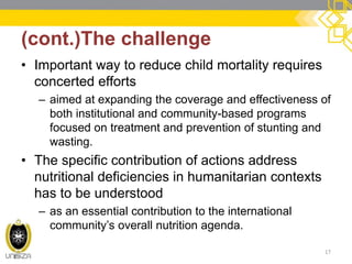 5. Nutrition in emergencies | PDF