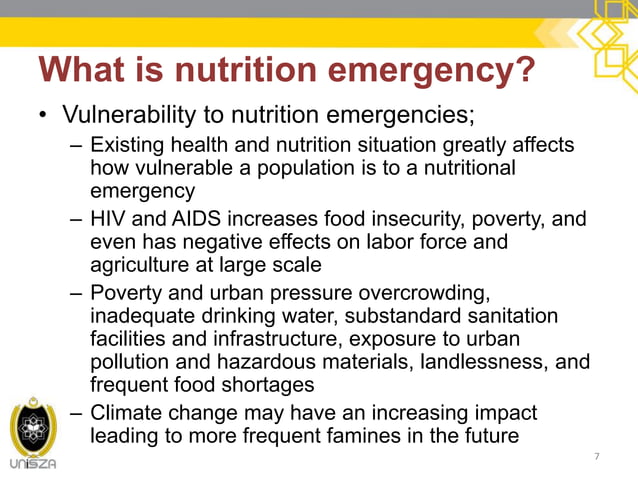 5. Nutrition in emergencies | PDF | Nutrition | Healthy Living