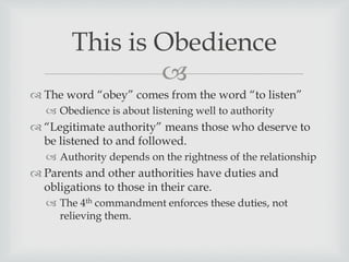 5.1 be obedient parents and family | PPTX