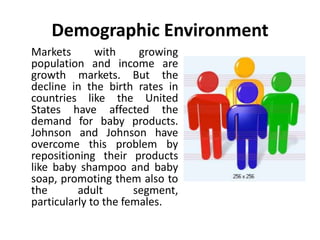Demographic Environment - International Business - Manu Melwin Joy | PPTX
