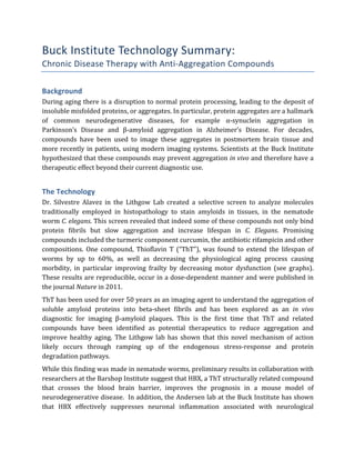 Buck anti aggregation opportunity feb2013 eng | PDF