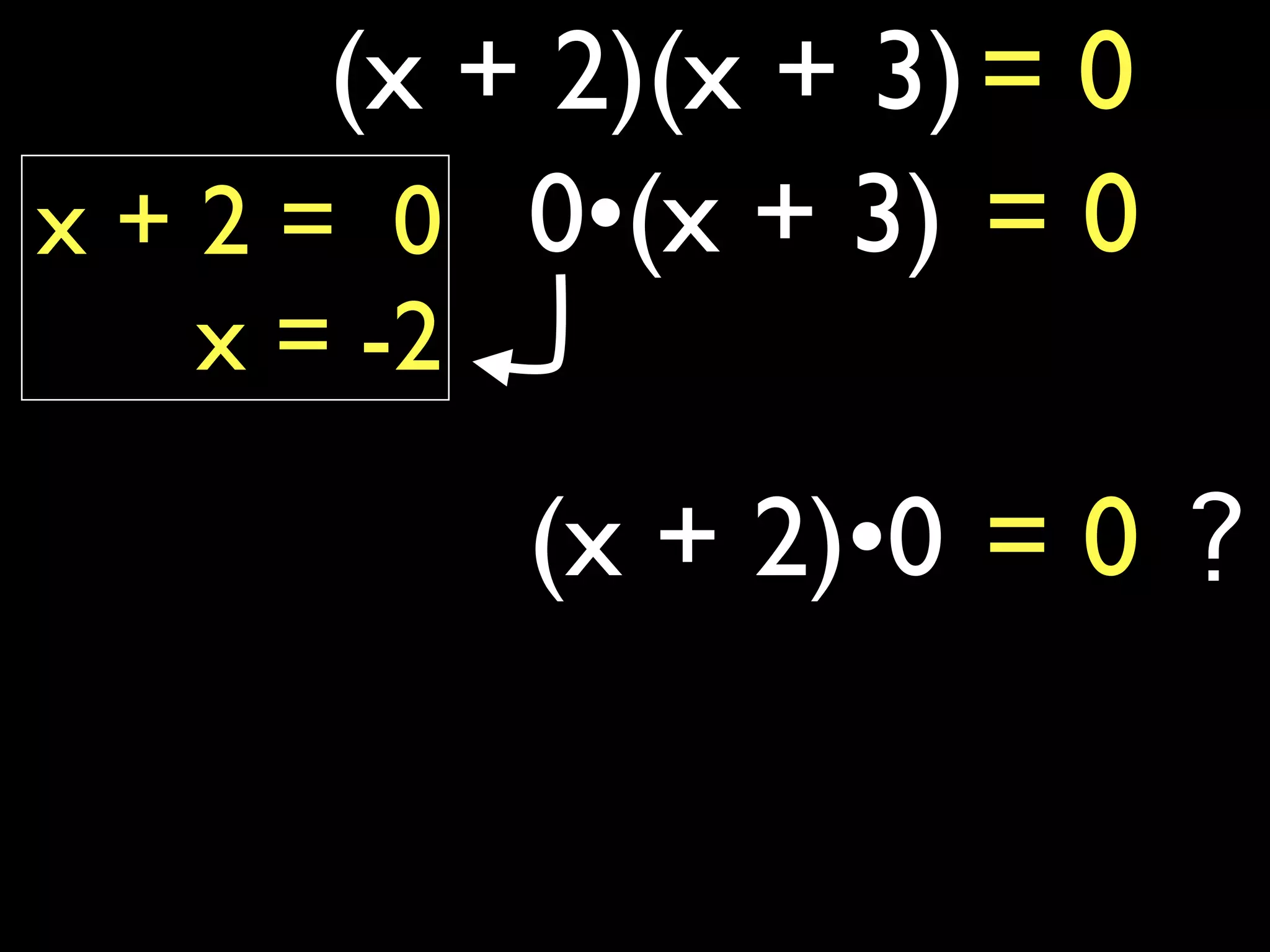 Solving Trinomial Equations with Negatives X Coefficient | PPT